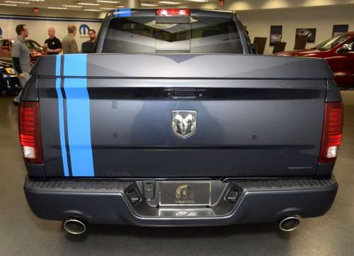 The rear end of the Mopar Urban Ram | Torque News